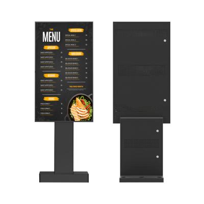 China Outdoor Waterproof Drive Thru Digital Menu Board LCD Display For Restaurant Advertising for sale