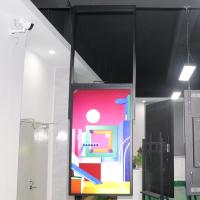 China 65 Inch Double Sided Window LCD Display 2500nit Outdoor 700nit Indoor Ultra Brightness for sale