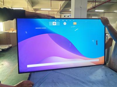 China Spliced 43" 500nits FHD Indoor Menu Board with Single-arm Hanging Bracket for sale