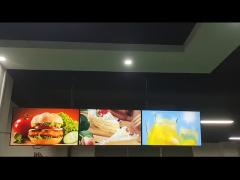 700 Nits FHD Digitale Menüplatte für Fastfood Werbung