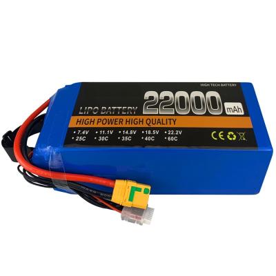 Cina 22.2V 22000mAh 60C Quadcopter Lipo Batteria DJI S1000 S800 S800EVO E1100-V2 in vendita
