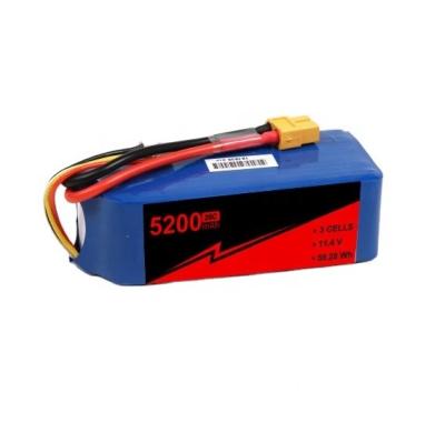 中国 5200mAh 3S2P LiHV RC バッテリー 高容量 ドローン バッテリー 11.4V 販売のため