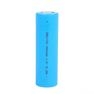 China 3.6V 4500mAh NCM Lithium Ion Battery 21700 Rechargeable Lithium Battery 60A Discharge Current For Drone for sale