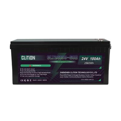 China 24V 100Ah RV Lithium Ion Battery Lightweight Deep Cycle Li Ion Battery for sale