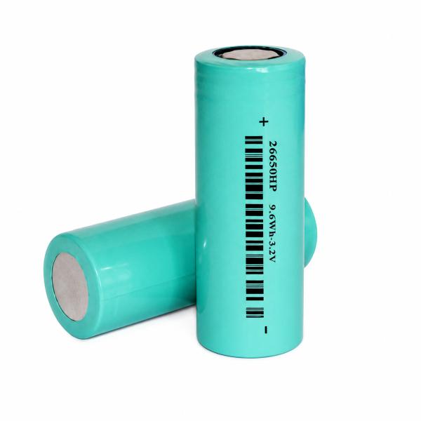 Quality 3.2V 2500mAh 26650 25C High Rate LiFePo4 Battery Cell For Power Tool for sale