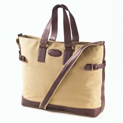 Cina Borsa di totalizzatore di ogni giorno della borsa del messaggero della tela del cotone di Rachel con disposizione di cuoio in vendita