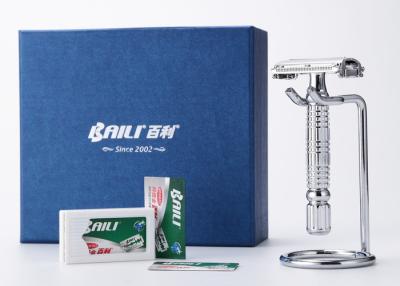 Cina Uomini di sicurezza che radono il rasoio di rasatura manuale del contenitore di regalo del corredo con il logo inciso in vendita