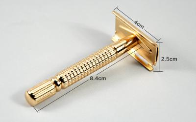 Cina Singola lama che rade l'argento classico dell'oro del rasoio di sicurezza della farfalla delle lamette in vendita