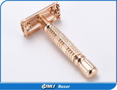 Cina Rasoio di sicurezza dell'oro di Rosa una farfalla che apre l'un pezzo solo della maniglia di Metel messo in imballaggio del regalo in vendita
