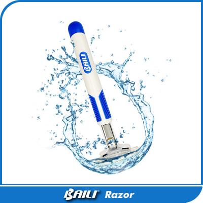 China Smooth Gliding Lubricanting Strip Manual Shaving Razor Waterproof for sale