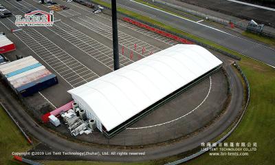 China 15x50m Large Clear Span Arcum Dome Tent For Outdoor Car Racing Sport Events for sale