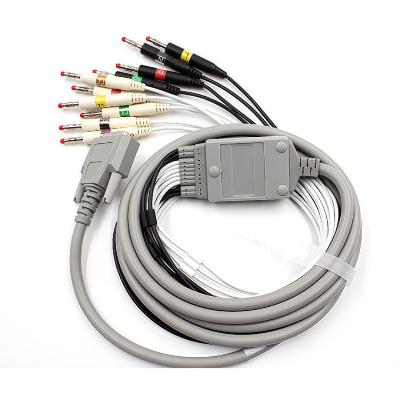 China ECG9620P 9130 1350 10 Lead ECG Cable Compatible With Nihon Koden ECG Machines for sale