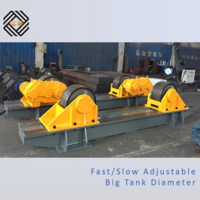 100T Wheel Rubber And Steel Welding Rotator For Pipe And Tank Welding Positioning
