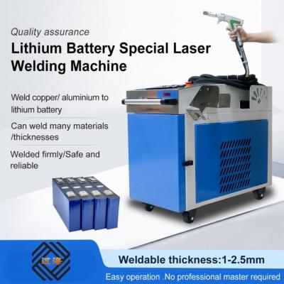 China Draagbare Li-ionbatterij Lithiumbatterij Lasersweismachine voor prismatische batterijen Te koop
