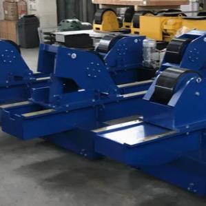 China 100 Ton Welding Rotator Motorized Mobile Assembly Fit Up Rotator Assisted Welding for sale