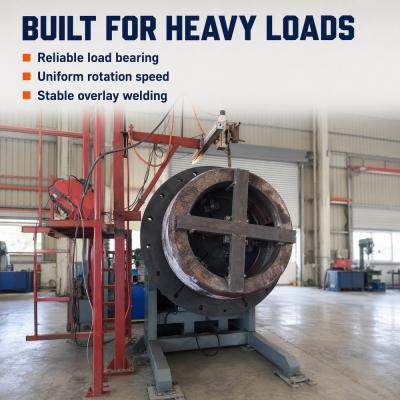 China  Heavy Duty Welding Positioner | Reliable Load Bearing, Uniform Rotation Speed for Stable Overlay Welding for sale