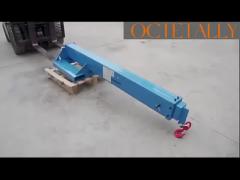 Telescopische vorklift zware aansluiting Jib verlenging makkelijke installatie en verstelbaar voor verschillende behoeften