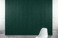 China V Shape Purple Polyester Sound Absorbing Panels High Density for sale