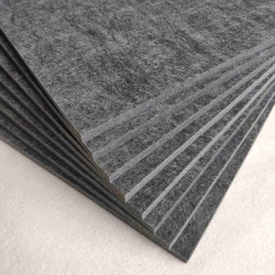Cina pannello acustico riciclato 12mm della fibra di poliestere 2400g/Sqm in vendita