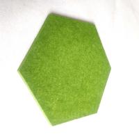 China L150mm 15mm Hexagon Polyester Fiber Panel for sale