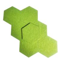 China L150mm 15mm Hexagon Polyester Fiber Panel for sale