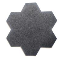 China L150mm 15mm Hexagon Polyester Fiber Panel for sale