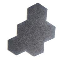 China L150mm 15mm Hexagon Polyester Fiber Panel for sale