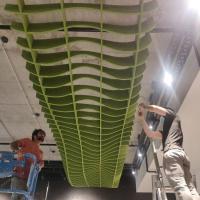 China Acoustical Solution SGS NRC 0.6 Acoustic Ceiling Panels for sale