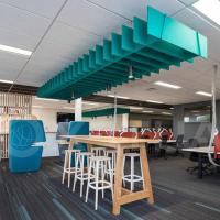 China 1300gsm 100% Polyester Suspended Acoustic Panels for sale
