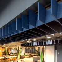 China OEKO High Density NRC 0.75 Acoustic Ceiling Panels for sale