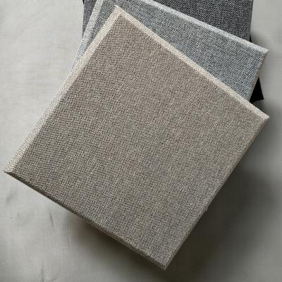 Cina Intertek che decora il tessuto riciclato del panno ha avvolto i pannelli acustici 600x600 in vendita