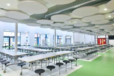 Cina Modellatura acustica della geometria dei pannelli per soffitti del tessuto del poliestere di OEKO 100% in vendita