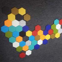 China E1 Grade Sound Reducing Polyester Acoustic Panels Environment Protection for sale