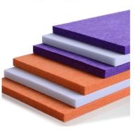 China E1 Grade Sound Reducing Polyester Acoustic Panels Environment Protection for sale