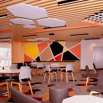 China Fire Resistant Polyester Sound Absorbing Panels ASTM E84 for sale