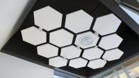 China Polyester Fiber Acoustic Wall Panels 9mm Thickness for sale