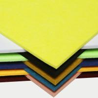 China Cut Into Shapes Colored Polyester Acoustic Panel for sale