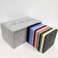 China Cut Into Shapes Colored Polyester Acoustic Panel for sale