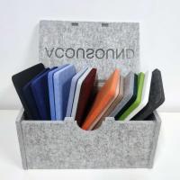 China Deco Felt Pet Board Polyester Wallpapers Wall Panel for sale