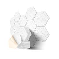 China DIY Adhesive Backing PET Acoustic Panels High Density for sale