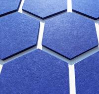 China Customized Hexagon Sound Absorbing Wall Panel Impact Resistance for sale
