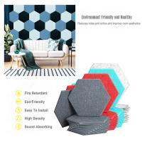 China Customized Hexagon Sound Absorbing Wall Panel Impact Resistance for sale