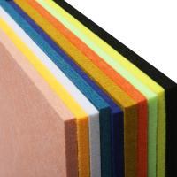 China 100% Polyester Fiber 9mm Sound Absorbing Panel High Density for sale