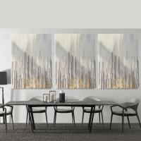 China Customized Printed PET Decorative Acoustic Wall Panels E0 Environment for sale