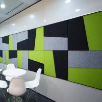 China Recyclable Sound Absorbing Panels Acoustic Diffuser Wall Panels for sale