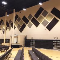 China Recyclable Sound Absorbing Panels Acoustic Diffuser Wall Panels for sale
