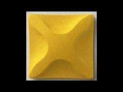 i pannelli acustici del poliestere dei triangoli 3D smussano l'angolo