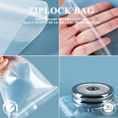 China Premium Multi‑Purpose Ziplock Grip Seal Packaging Bags Eco‑Conscious Custom Thickness Reusable for Kitchen & Commercial Use for sale