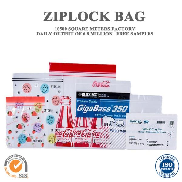 Quality Zero Waste Zip Lock Pouch Custom Thickness Food Safe For Household Kitchen for sale