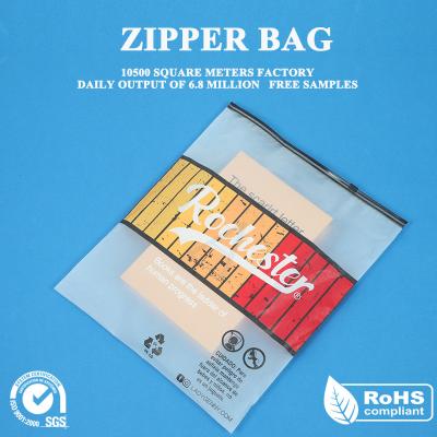 China Sustainable Custom Slider Zipper Pouches Reusable for Craft Materials DIY Supplies Beads & Handmade Ornament Packaging for sale